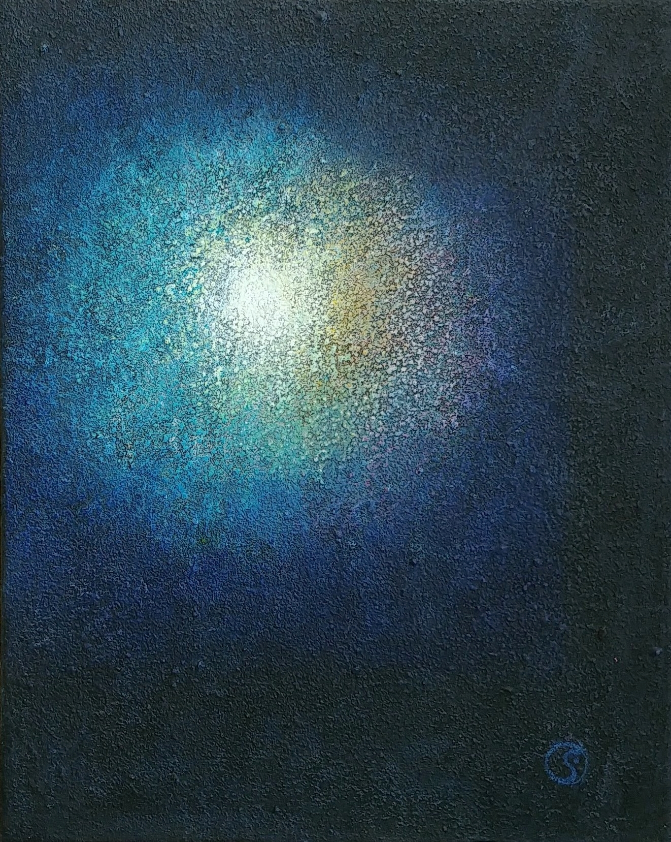 Point focal de lumière | Peinture astrale | Catherine Stutzmann